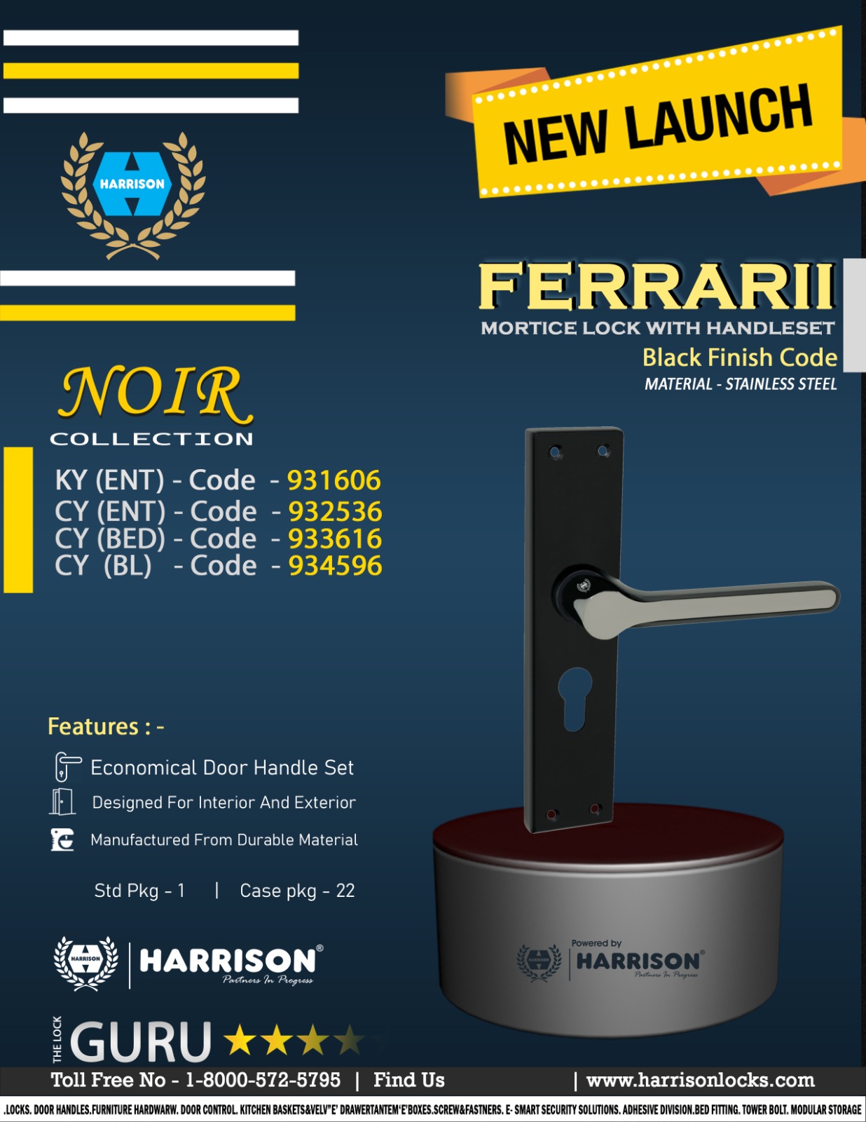 Harrison Locks - Products